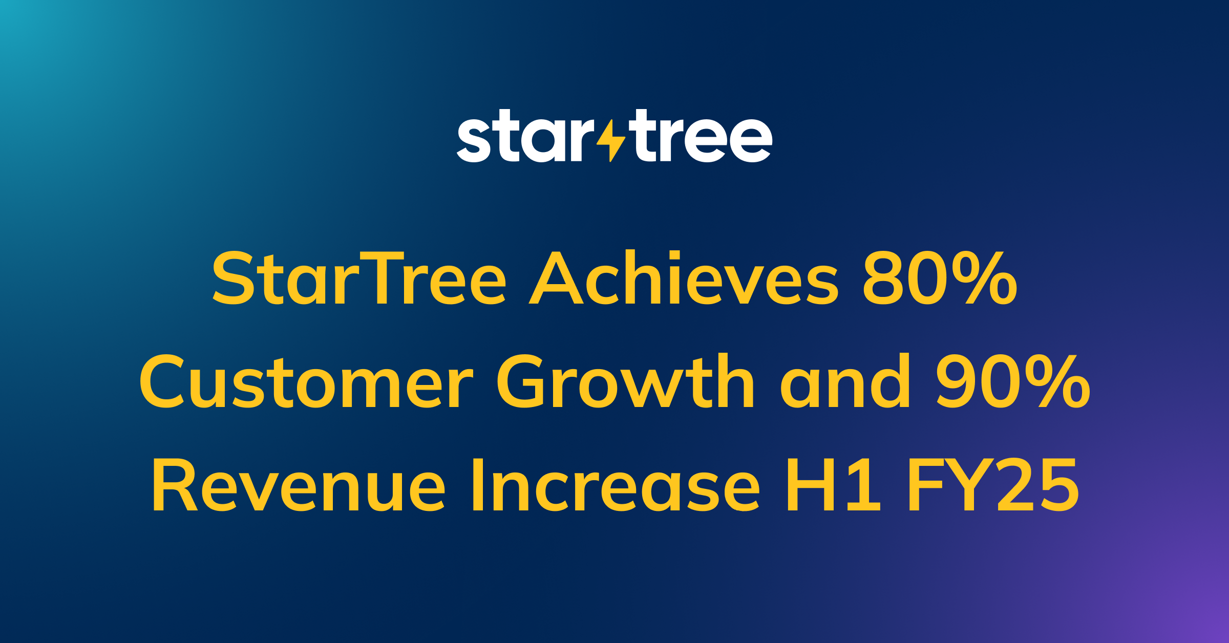 StarTree Achieves 80% Customer Growth and 90% Revenue Increase H1 FY25 | StarTree