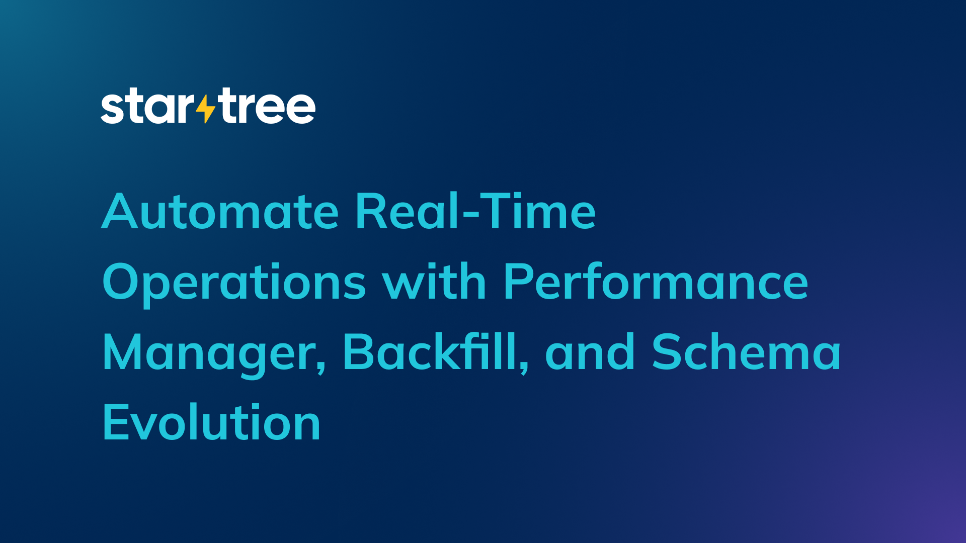 Automate Real-Time Data Operations with StarTree's Data Portal